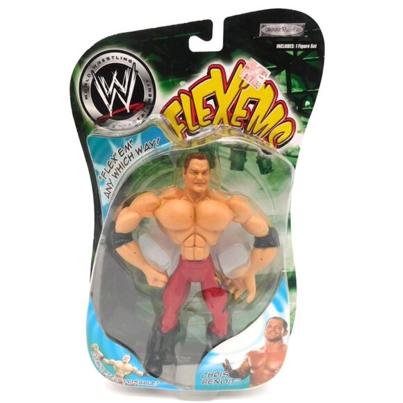 Jakks Pacific | Toys | Jakks Pacific Wwe Flexems Chris Benoit Action ...